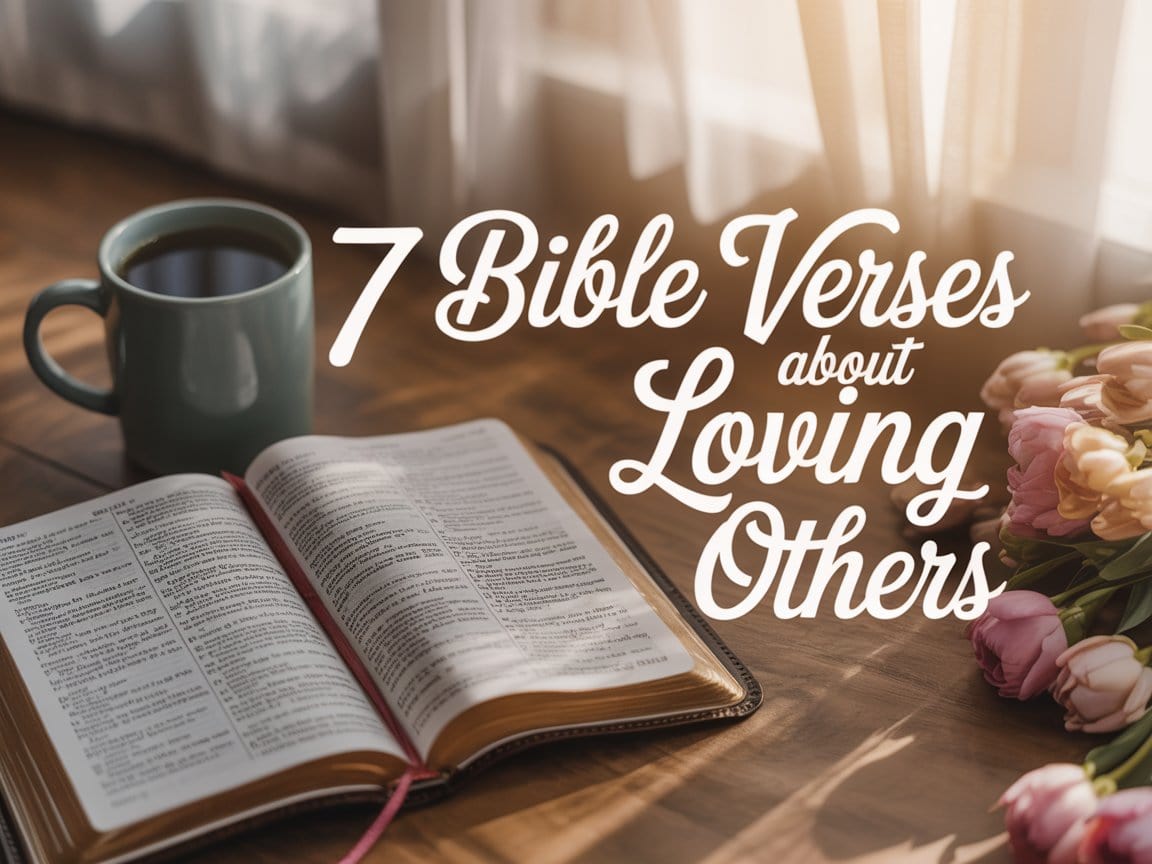 7 Bible Verses About Loving Others and How to Live Them – Coffee and ...
