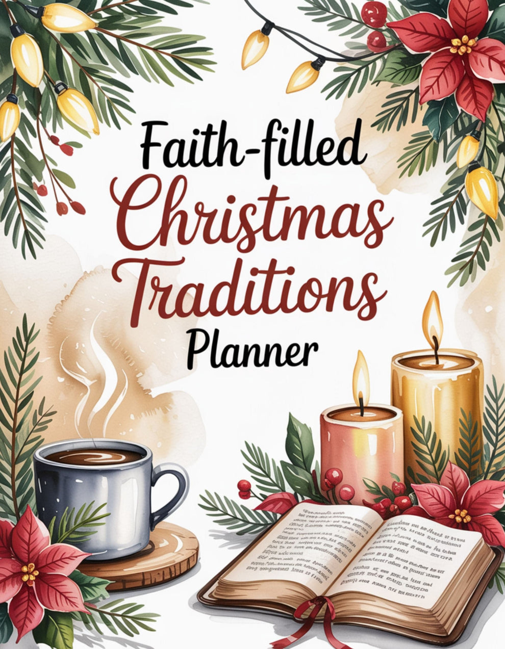 Faith-Filled Christmas Traditions Planner | Coffee & Christ Shop ...